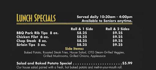 Off The Grill Menu - Maryland Heights, Missouri | Sirved