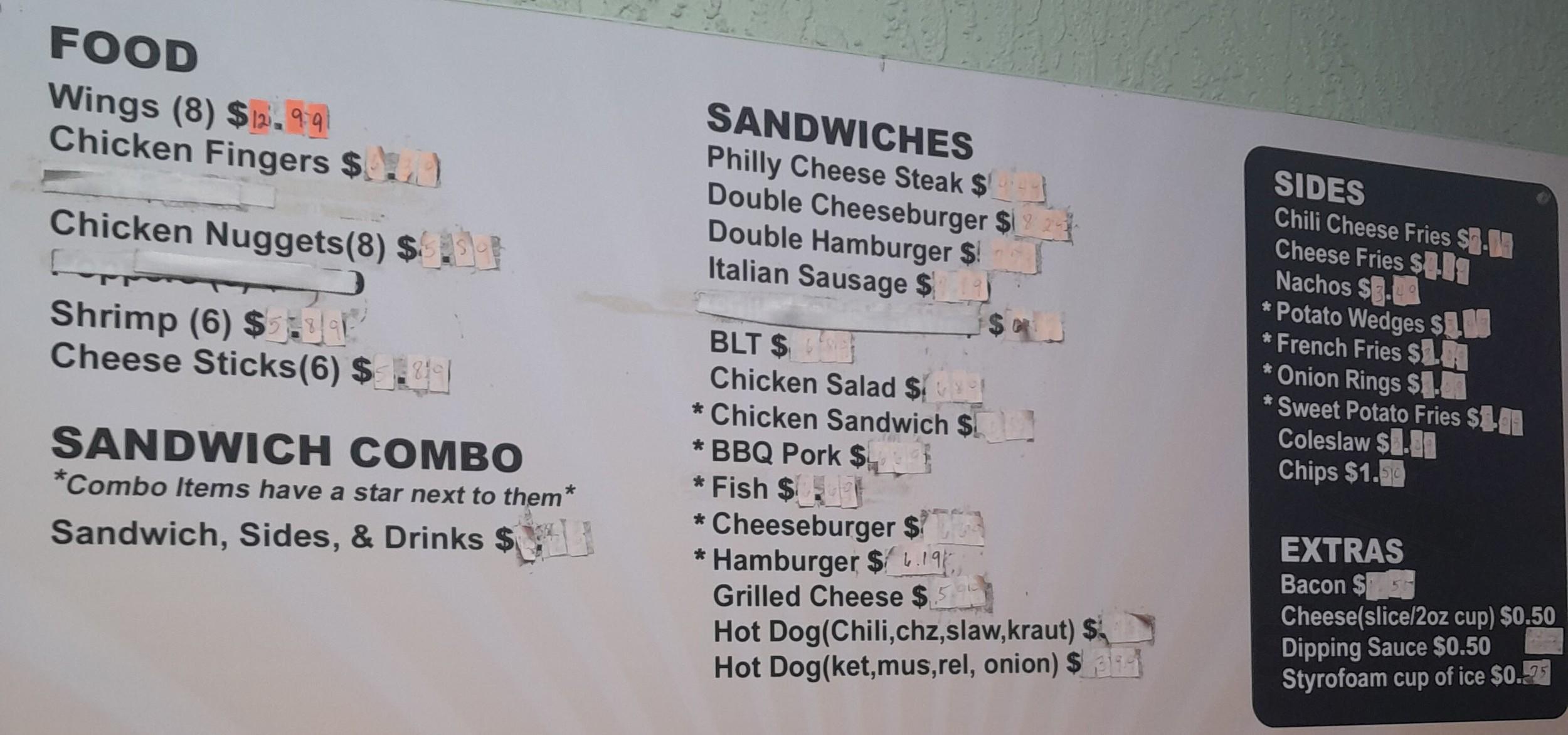 Sunset Delights menus in Summerfield, Florida, United States