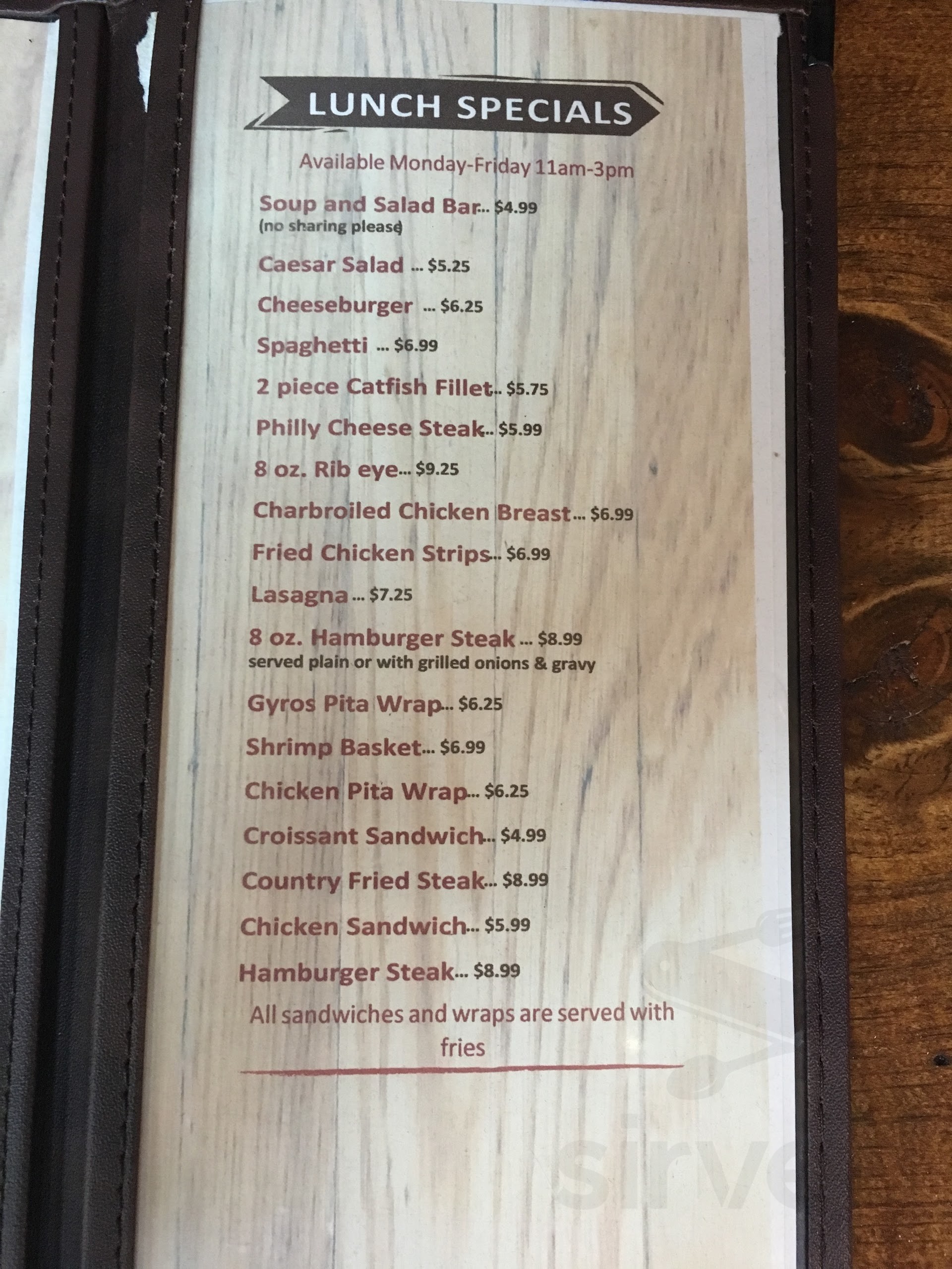Old West Steakhouse - Paris menus in Paris, Tennessee, United States