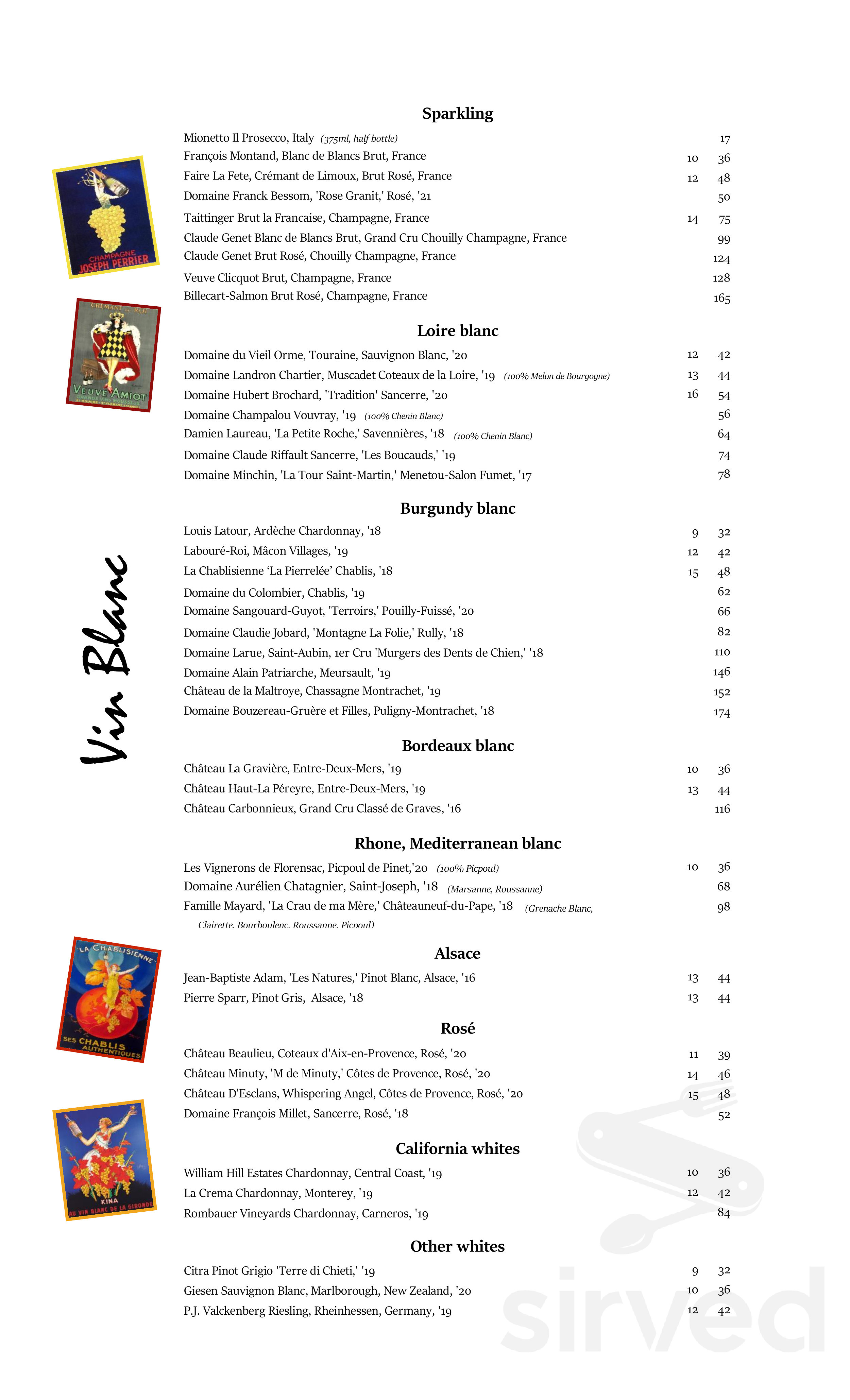 Anis Cafe & Bistro menu in Atlanta, Georgia, USA