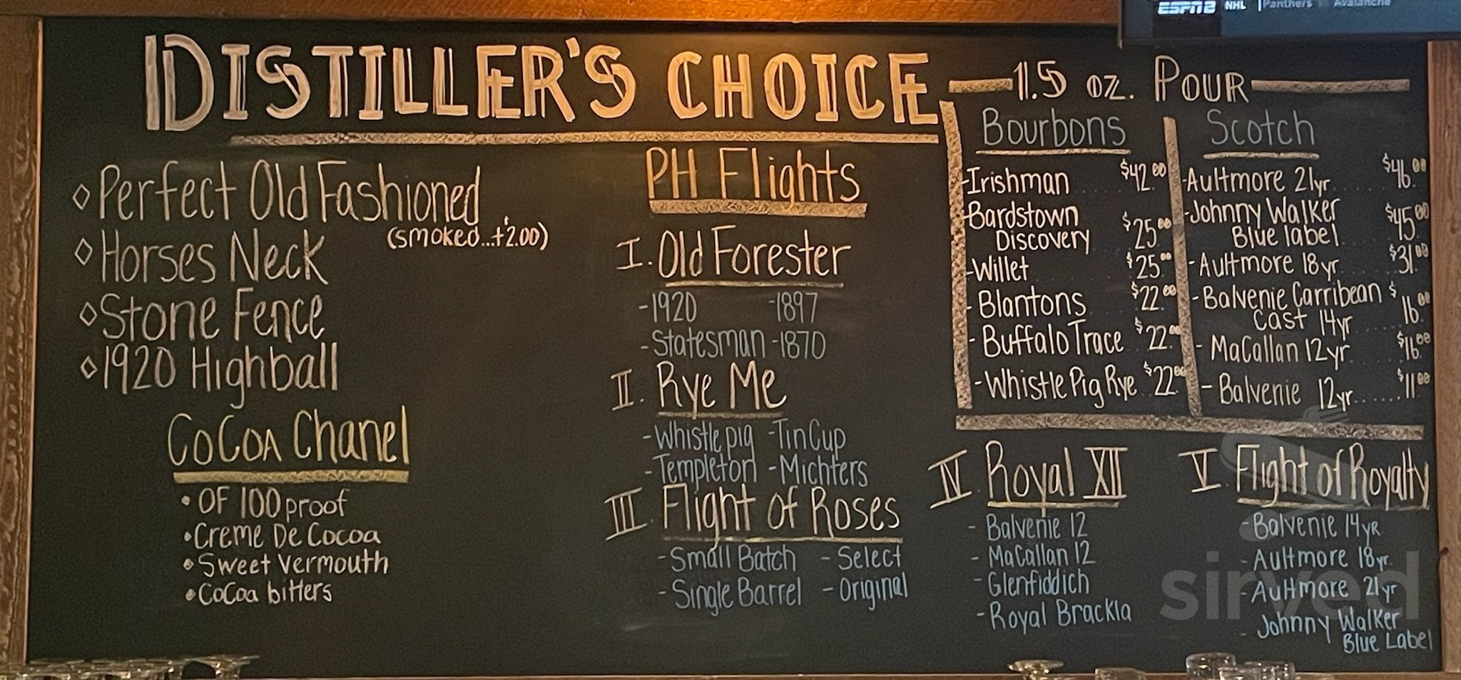 Prohibition Hub menus in Hagerstown, Maryland, United States