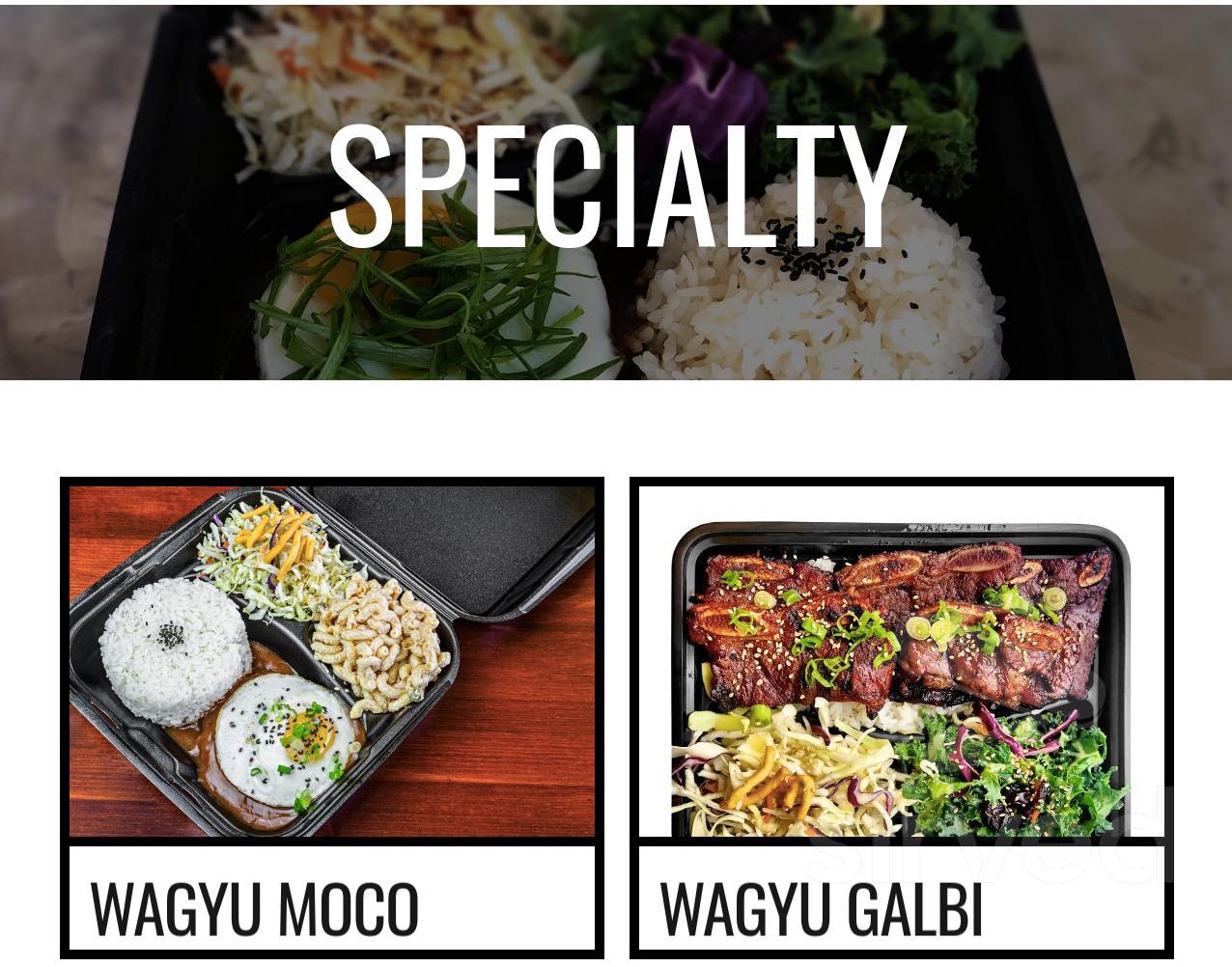 Wagyu Meat & Grill-Crossroads Plaza menus in Irvine, California, United ...