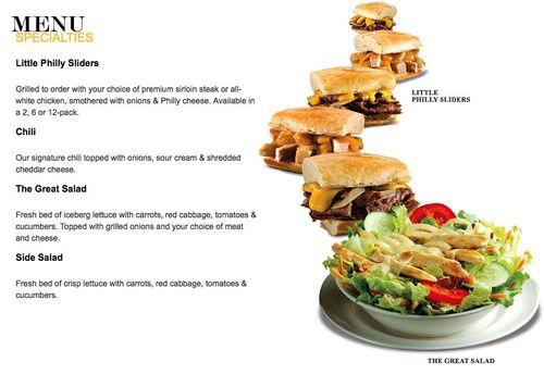 Great Steak menu in Orland Park, Illinois, USA