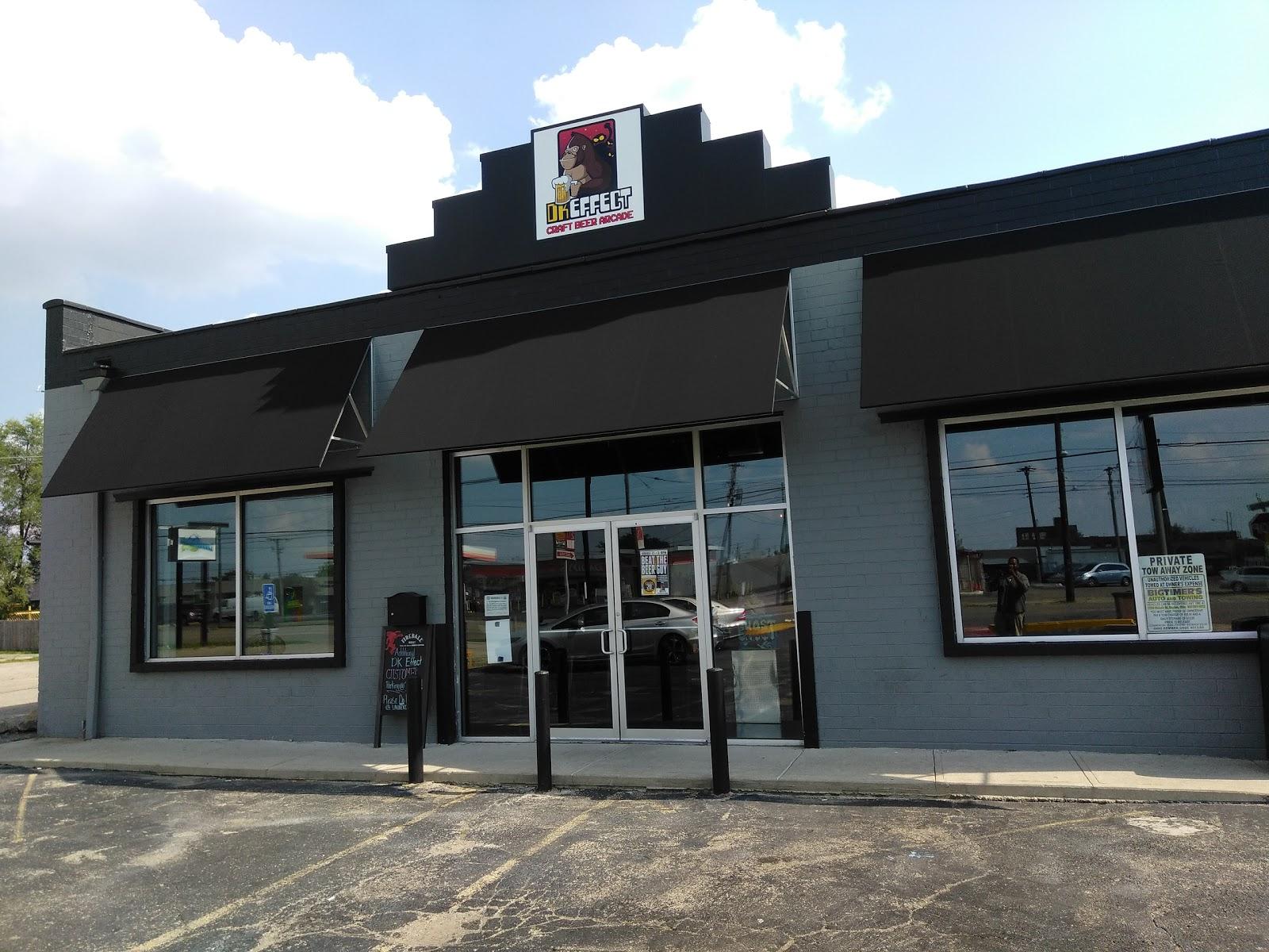 DK Effect menu in Dayton, Ohio, USA