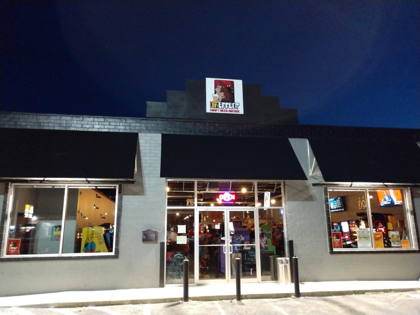 DK Effect menu in Dayton, Ohio, USA