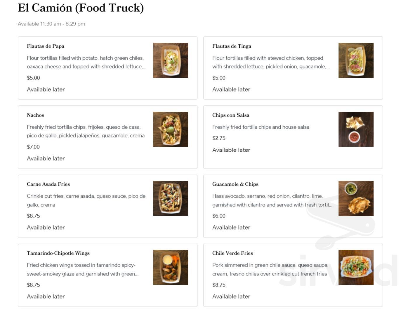 Luchador Brewing Company menu in Chino Hills, California, USA