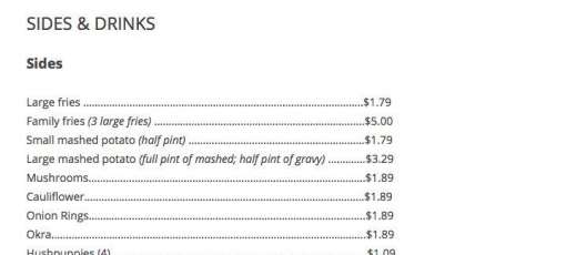 Menu for Cousins Tasty Chicken in Grand Rapids, MI | Sirved