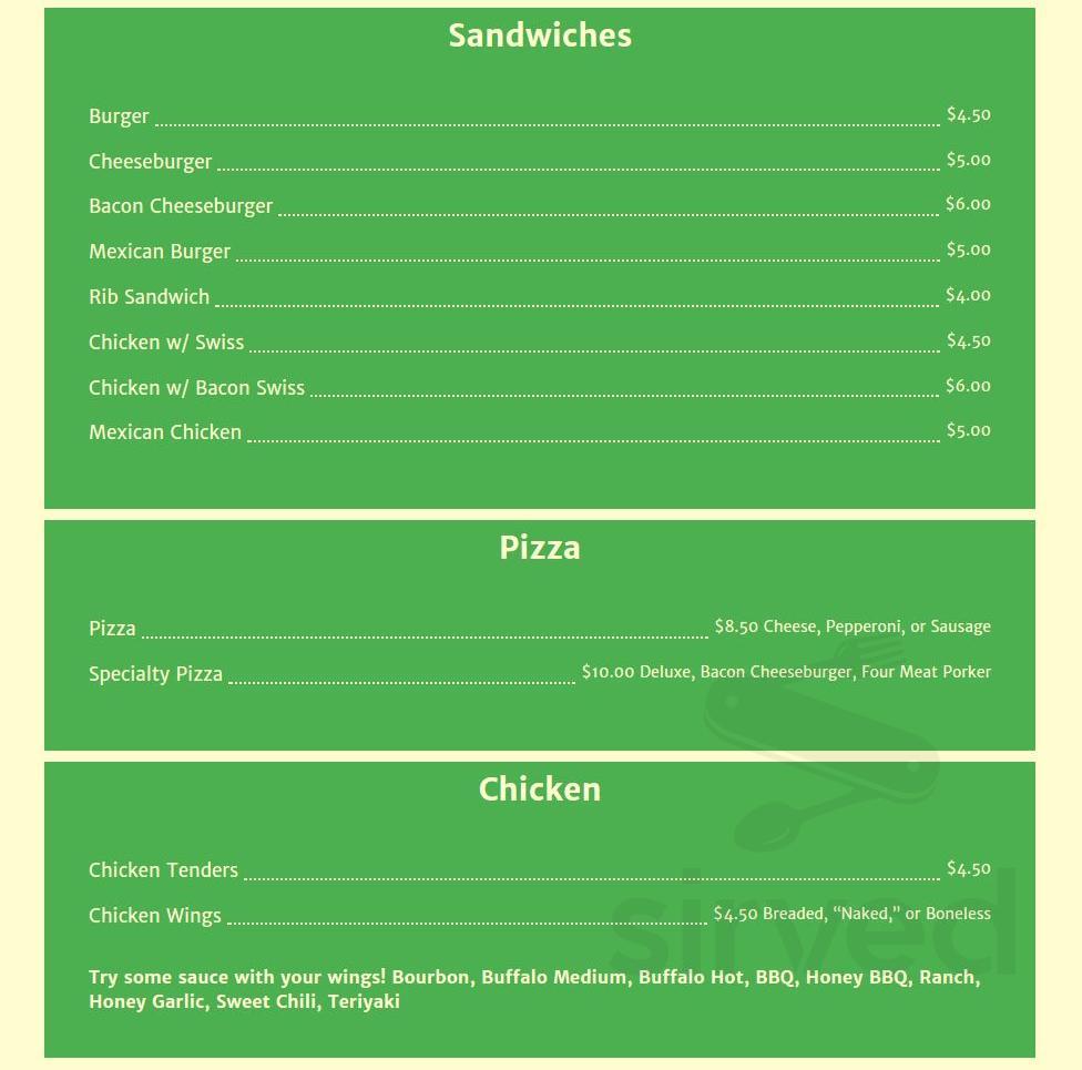 Ray & Dot's Tap menus in Greendale, Wisconsin, United States