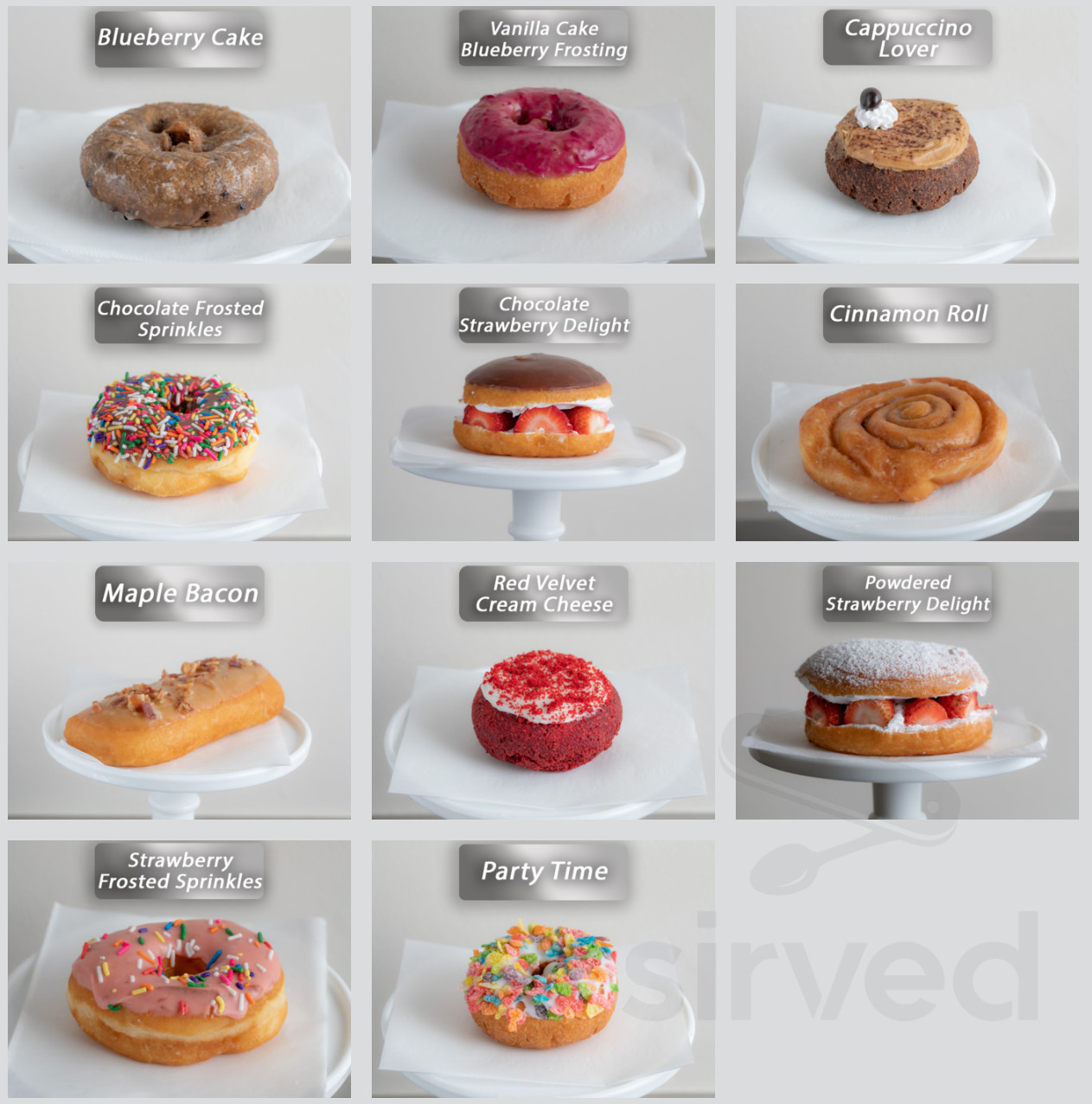 Delightful Donuts menu in Milton, Georgia, USA