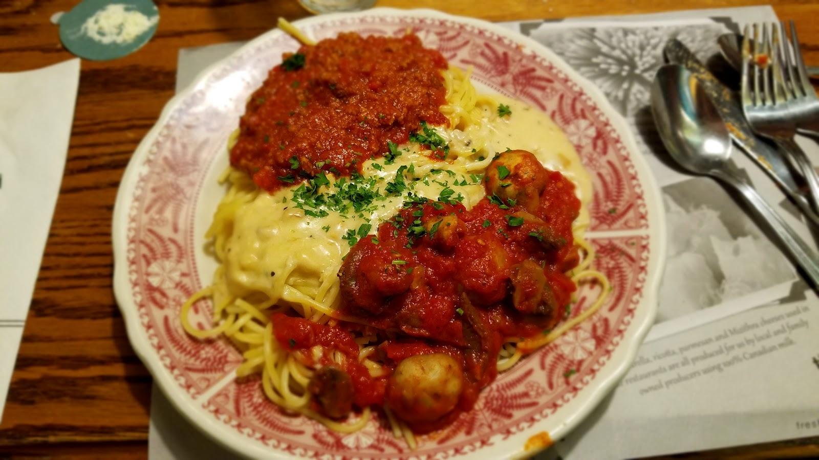 The Old Spaghetti Factory (Winnipeg) menu in Winnipeg, Manitoba, Canada