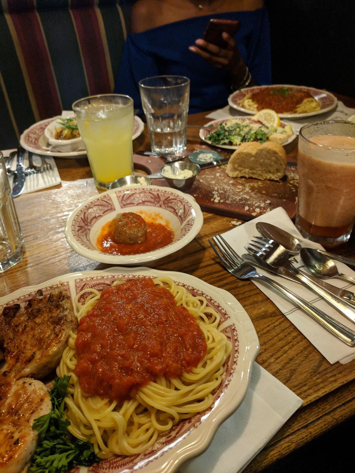 The Old Spaghetti Factory (Winnipeg) menu in Winnipeg, Manitoba, Canada