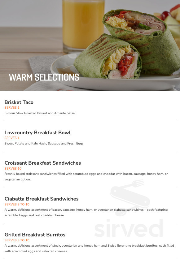 Alonti Catering Kitchen menu in Chicago, Illinois, USA