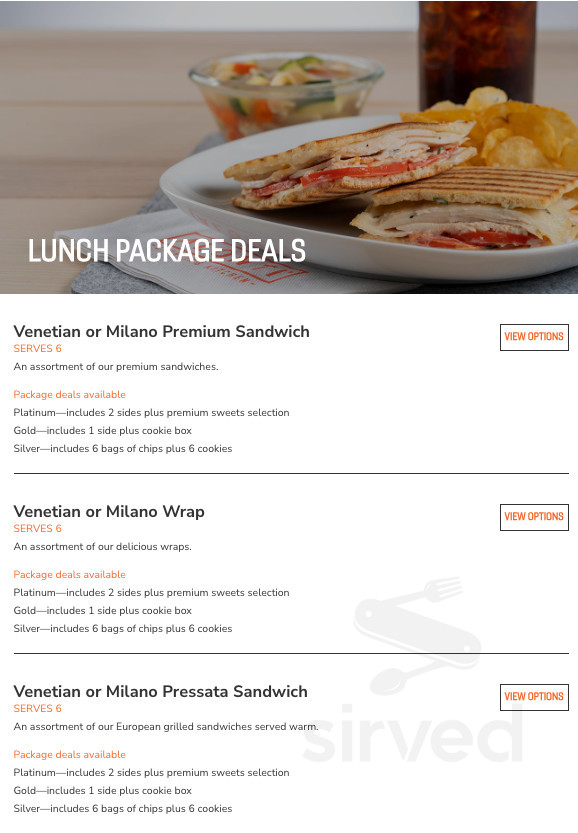 Alonti Catering Kitchen menu in Chicago, Illinois, USA