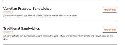 Alonti Catering Kitchen menu in Dallas, Texas, USA