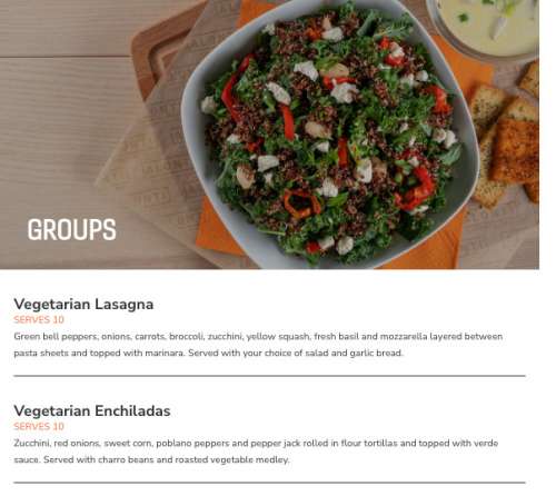 Alonti Catering Kitchen menu in Chicago, Illinois, USA