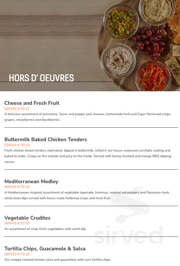Alonti Catering Kitchen menu in Chicago, Illinois, USA