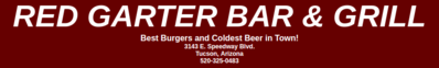 Menu for Red Garter Saloon Bar & Grill in Tucson, AZ | Sirved