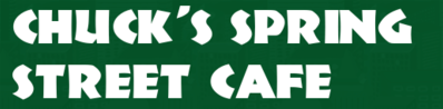 Menu for Chuck's Spring Street Cafe in Princeton, NJ | Sirved