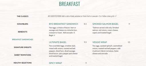 Menu for Drift in Myrtle Beach, SC | Sirved
