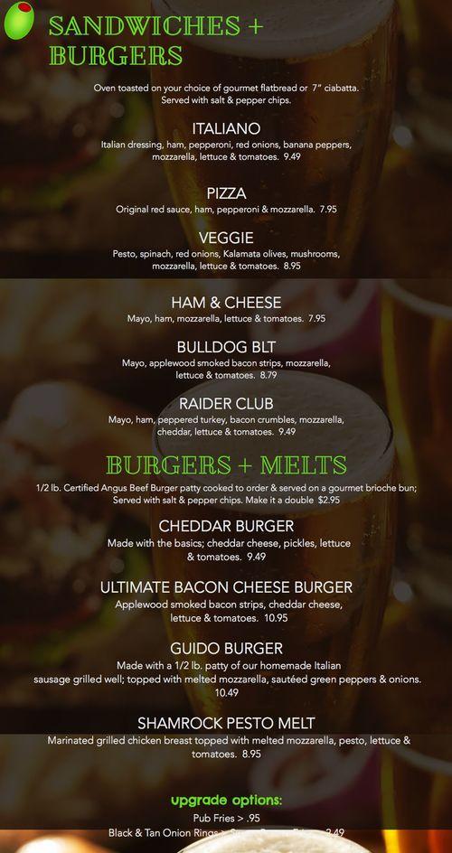 Olivera's Restaurant menu in Portland, Michigan, USA