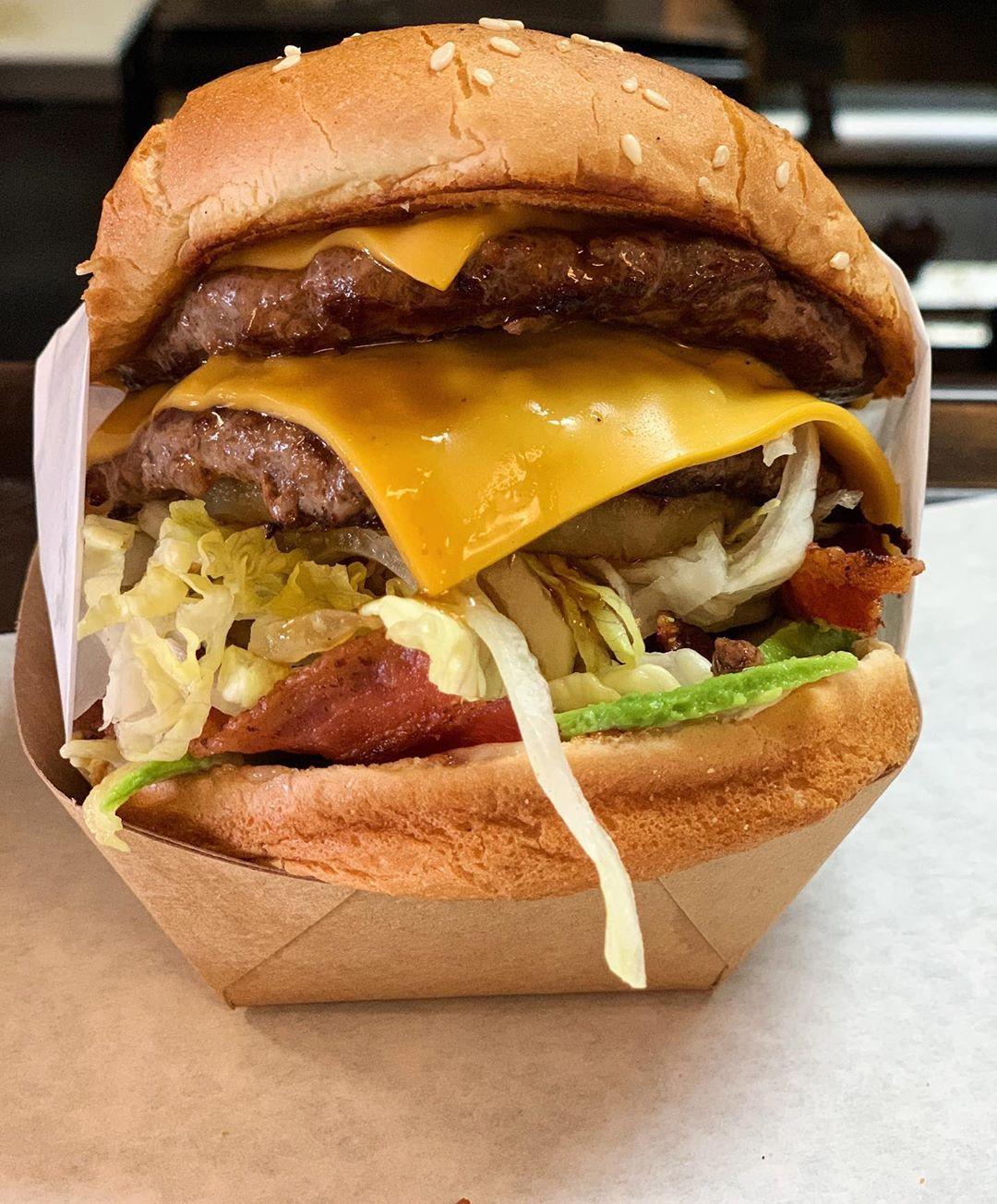 Fuji's Famous Burger menu in Huntington Beach, California, USA