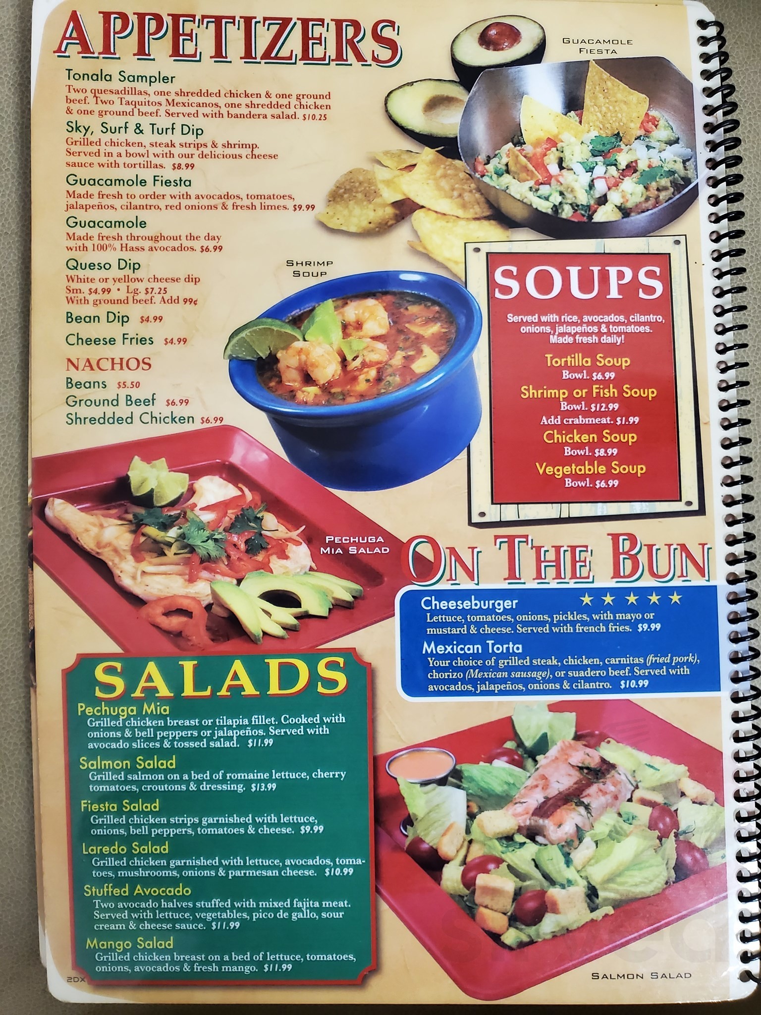Chapala Mexican Grill & Bar menu in Brookeland, Texas, USA