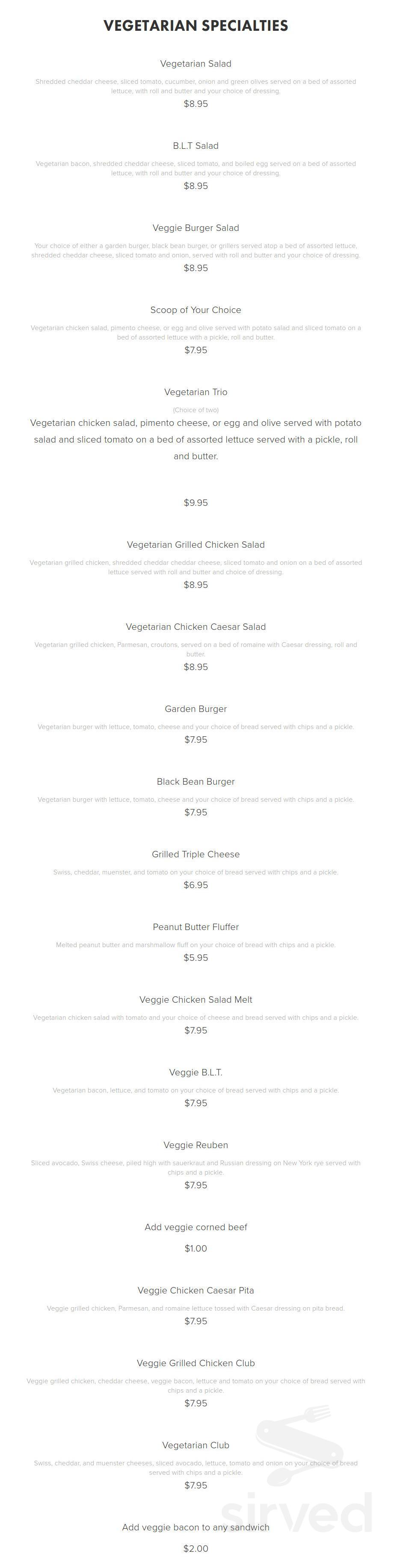Christian & Jakes Bistro menus in Calhoun, Georgia, United States