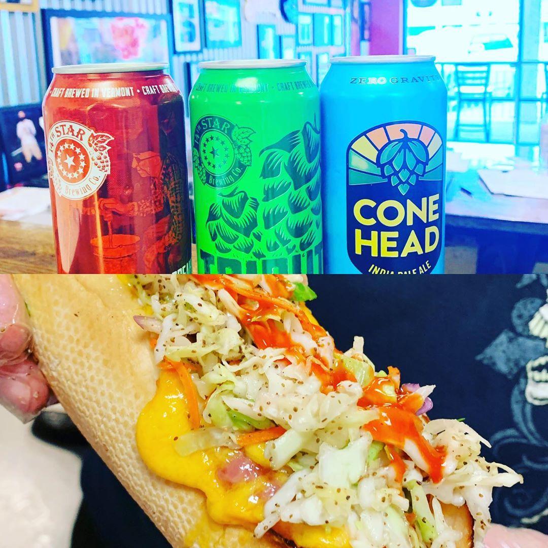 Dave's Cosmic Subs menu in Lakewood, Ohio, USA