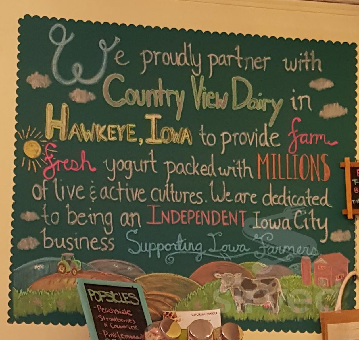 Menu for Yotopia Frozen Yogurt in Iowa City, IA | Sirved