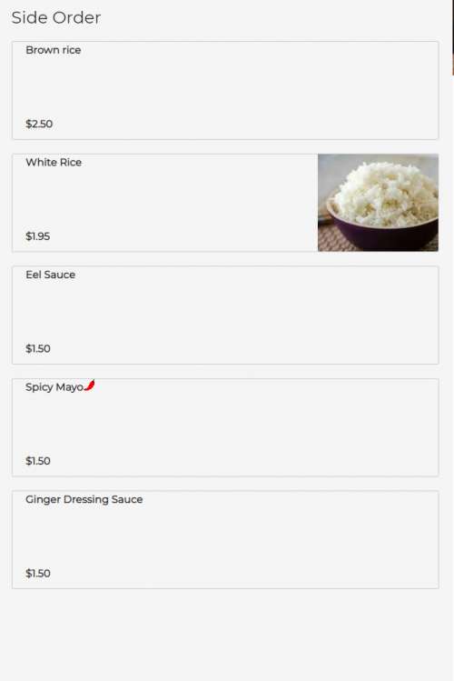 Chakra Japanese Fusion menu in Queens, New York, USA