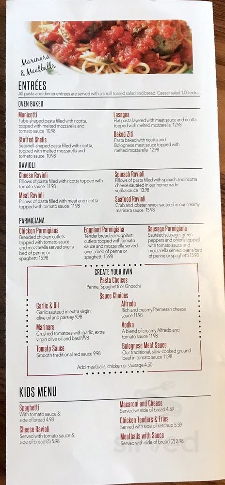 JoJo's Pizza & Pasta Upper Allen menu in Mechanicsburg, Pennsylvania, USA