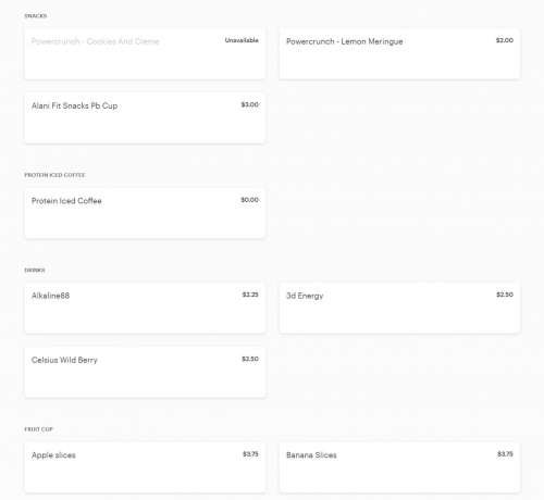 The Fresh Monkee menu in Berlin, Connecticut, USA