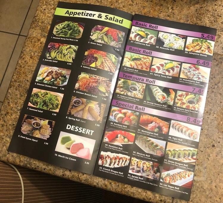 Samurai Sushi and Grill menus in Perris, California, United States