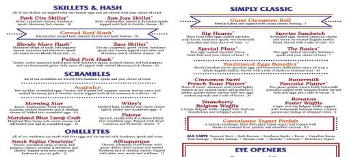 Menu for Sundance Grill & Bar in Grand Rapids, MI | Sirved