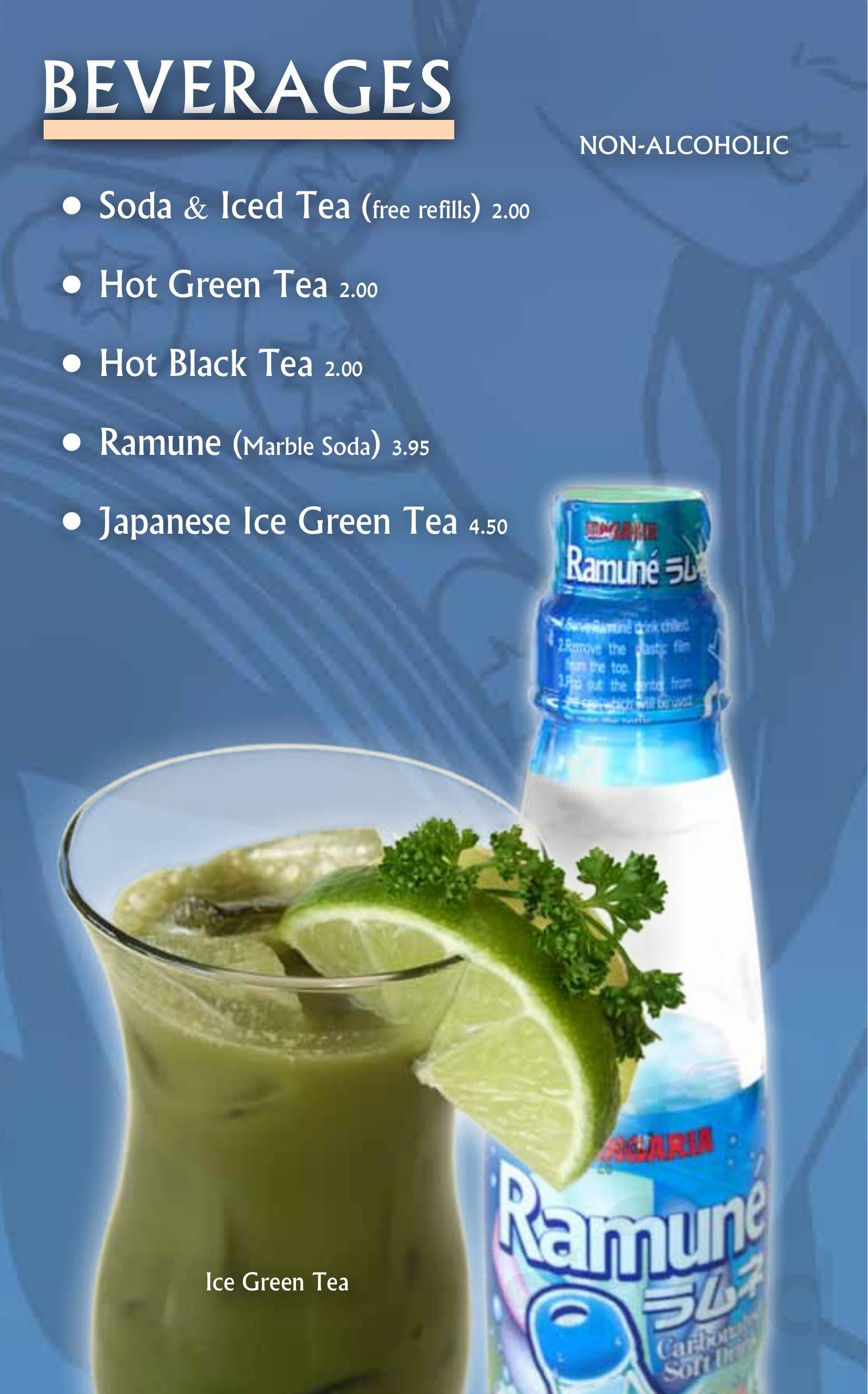 Edo Sushi menu in Timonium, Maryland, USA