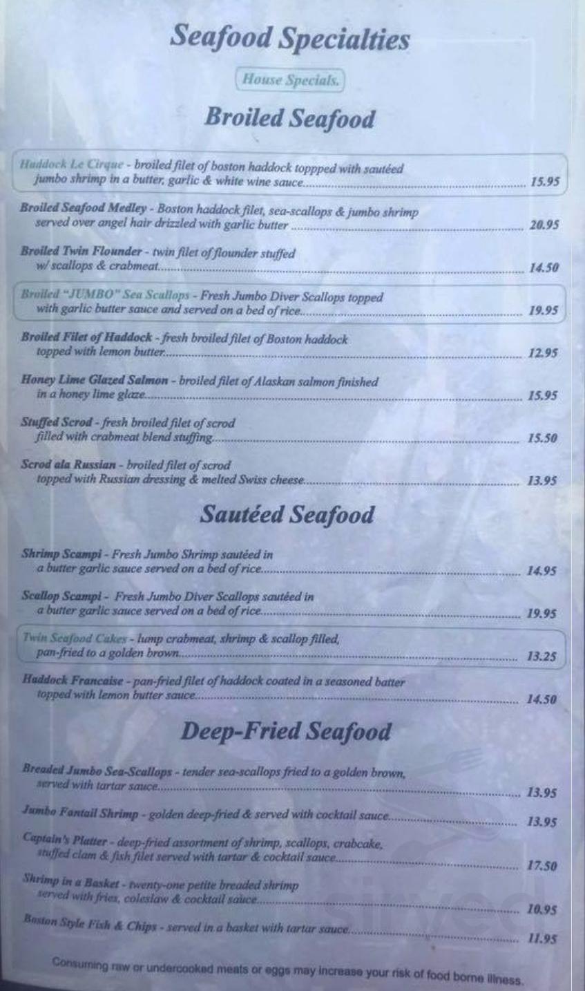 Menu - Mayfield PA's Alexander's Family Restaurant | Sirved