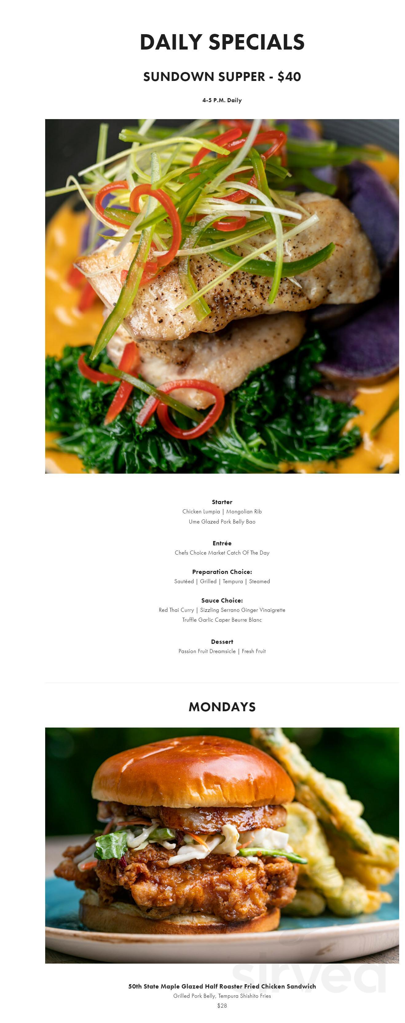 Eating House 1849 Waikiki menu in Honolulu, Hawaii, USA