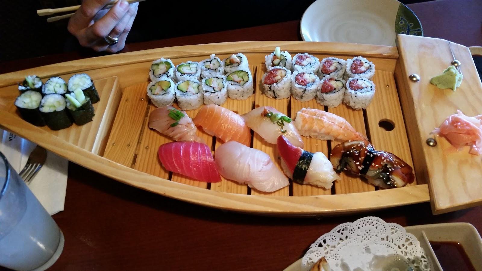 Sushi Lounge menu in Tucson, Arizona, USA