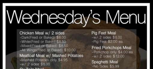 Menu for Simply Southern Cafe in Montgomery, AL | Sirved