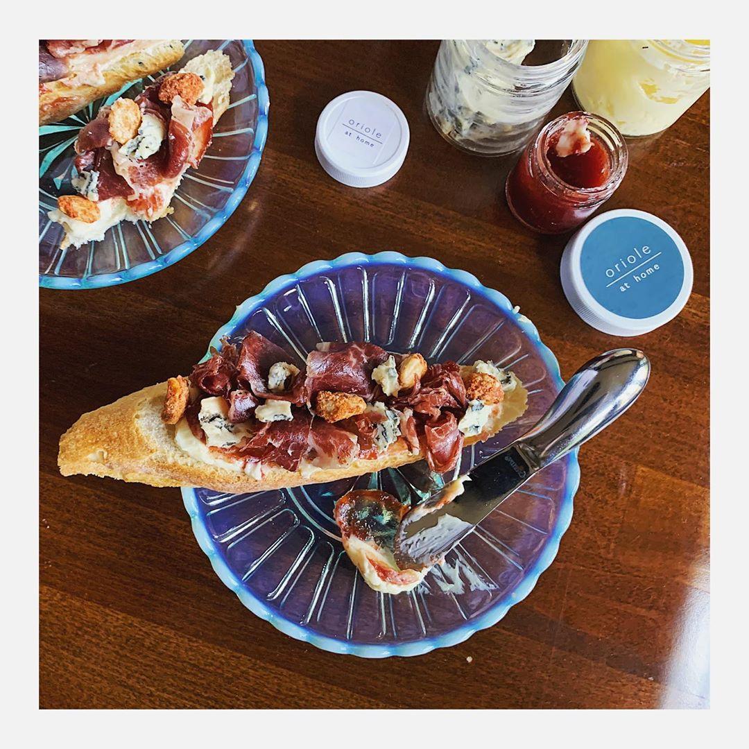 Oriole menu in Chicago, Illinois, USA