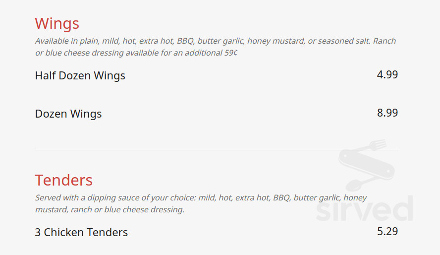 Double M's Pizza menus in Charleroi, Pennsylvania, United States