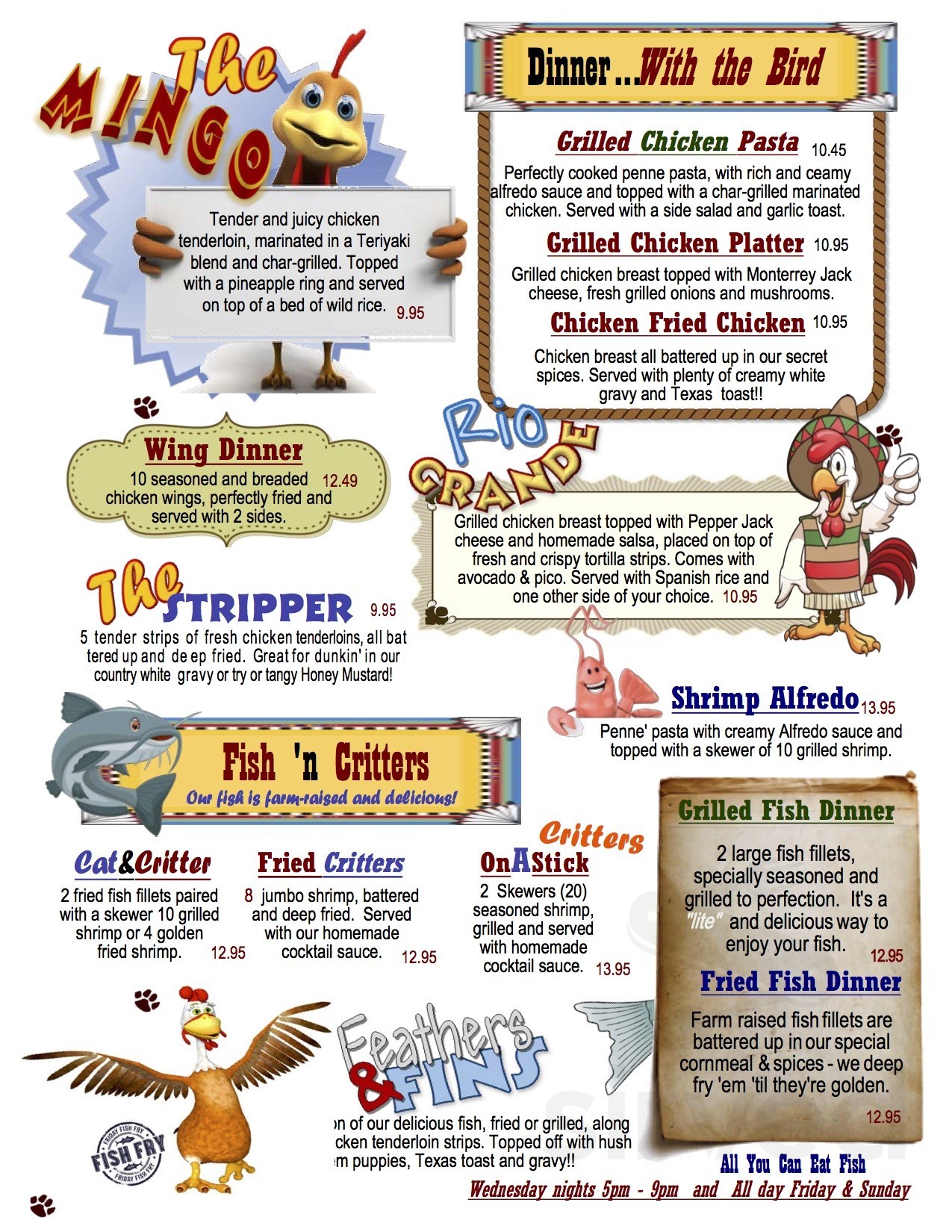 Menu - Tyler TX's Daniel Boone's Grill & Tavern | Sirved