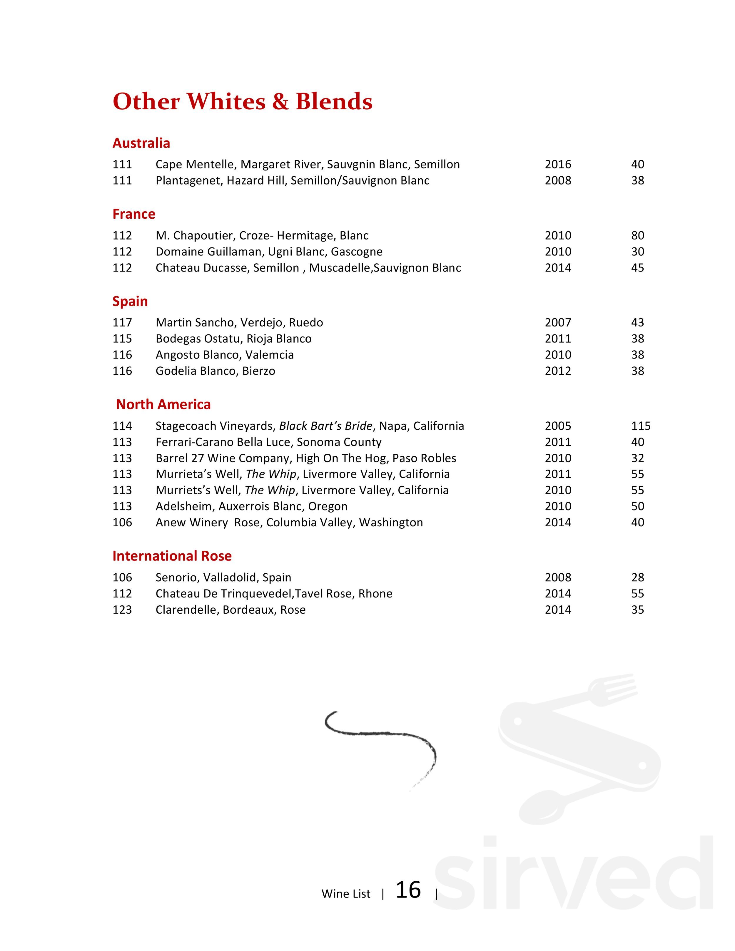 Inn at Herr Ridge B&B menus in Gettysburg, Pennsylvania, United States