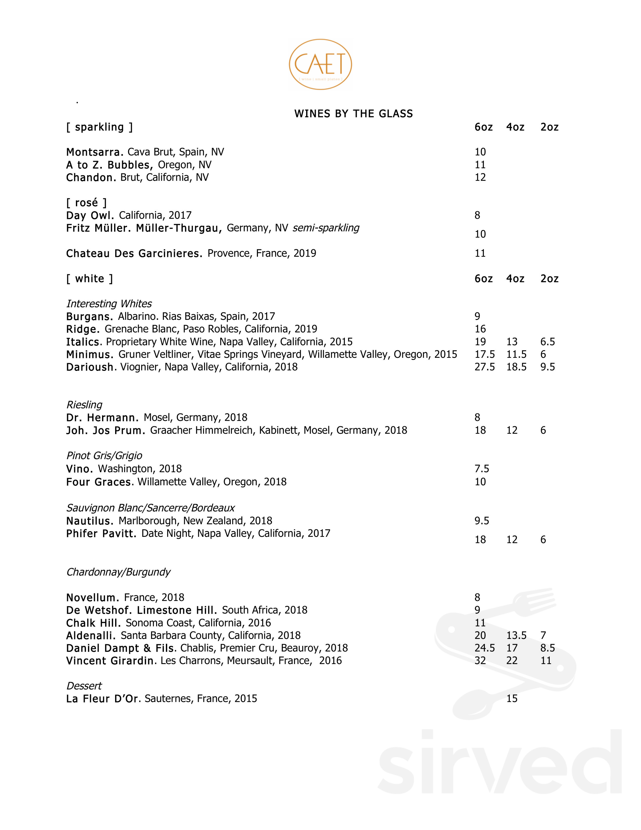 Caet [seafood I oysterette] menus in Ridgeland, Mississippi, United States