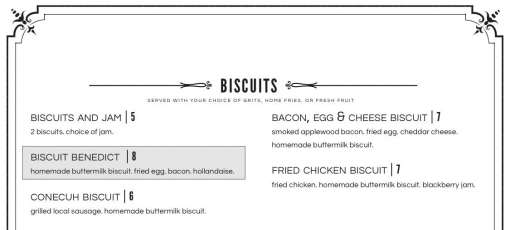 Menu for The Southern Kitchen And Bar in Birmingham, AL | Sirved