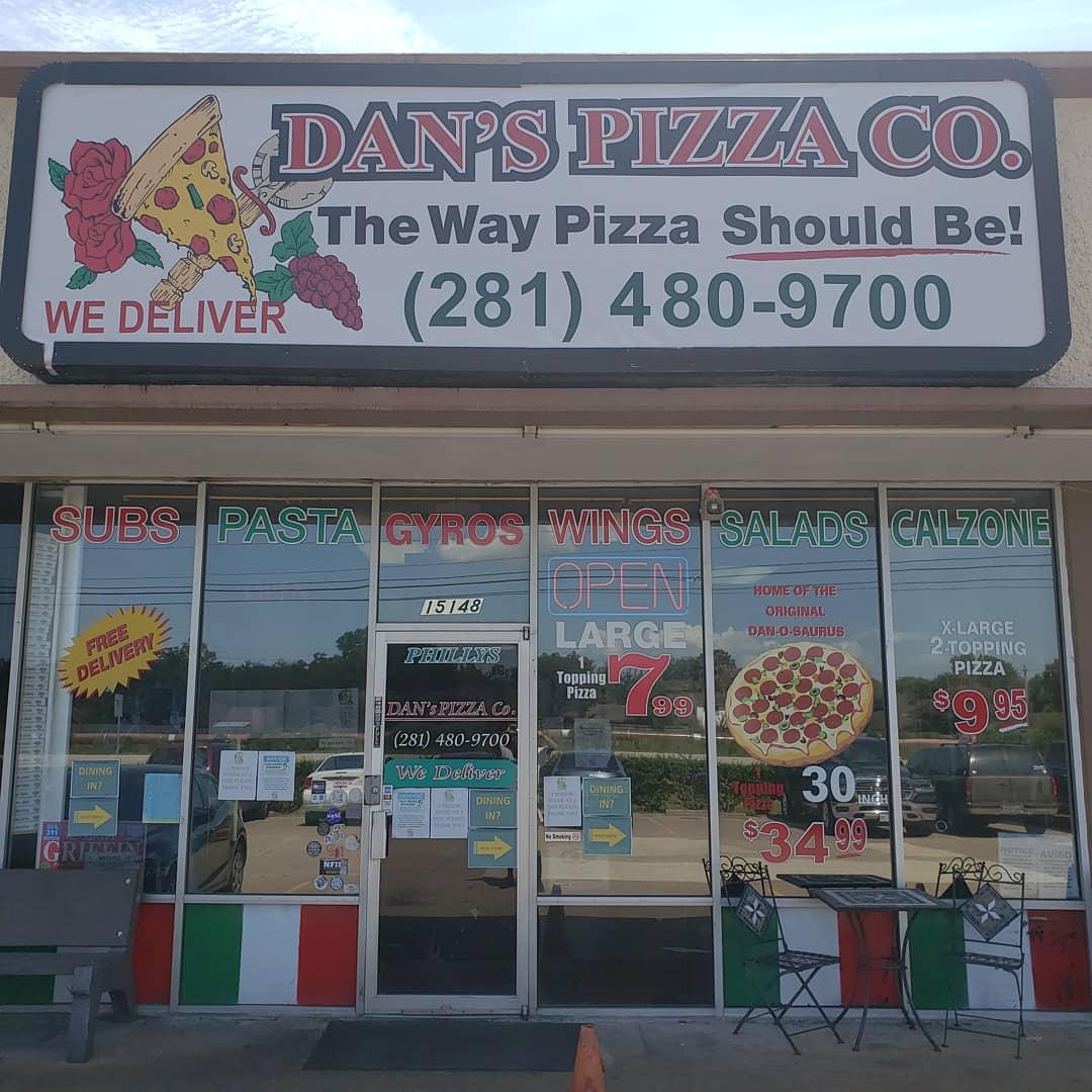 Dan's Pizza Co. menus in Webster, Texas, United States