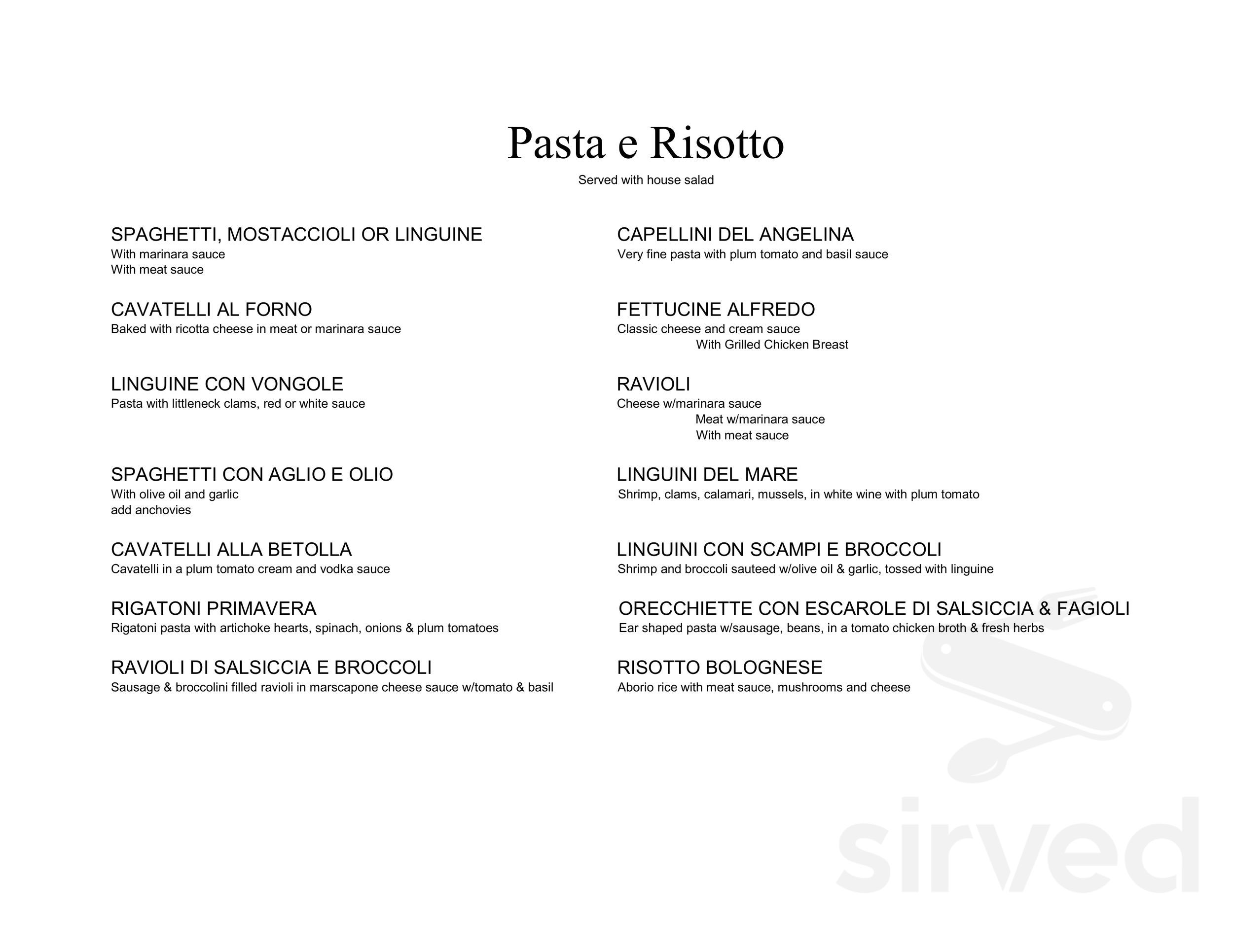 La Dolce Vita per tutti menus in Plainfield, Illinois, United States