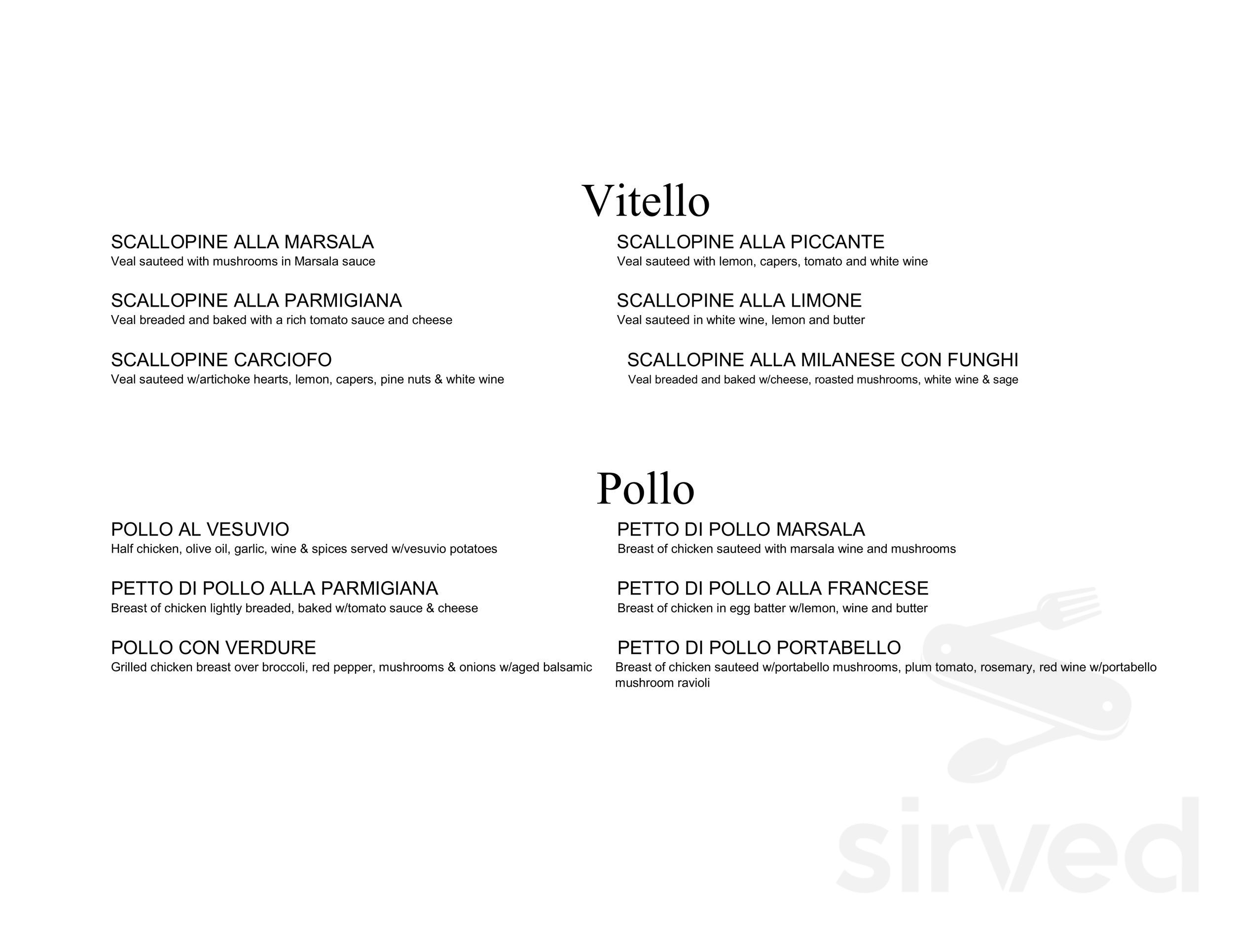 La Dolce Vita per tutti menus in Plainfield, Illinois, United States