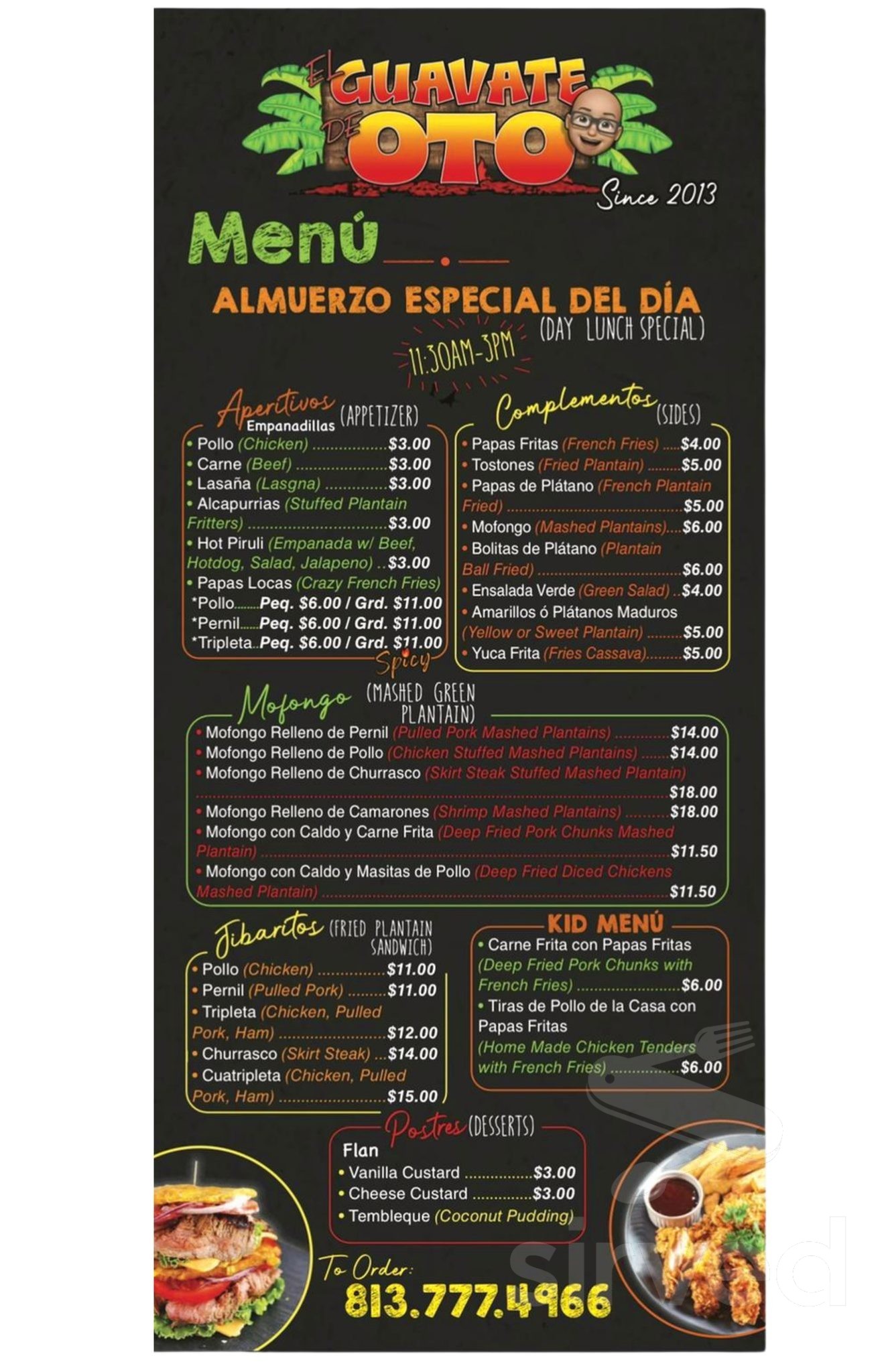 El Guavate de Oto menus in Riverview, Florida, United States