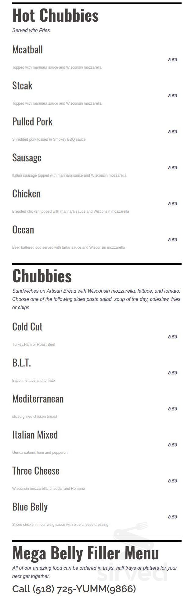 Fat Bellies menus in Gloversville, New York, United States